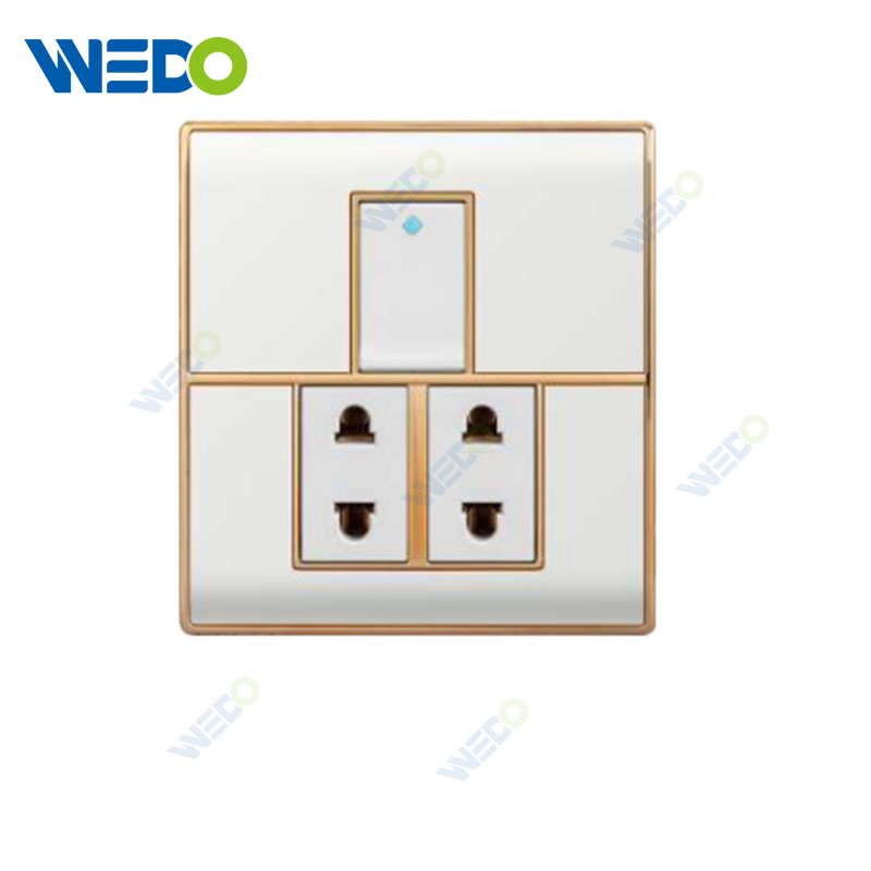 New Design Nepal Pakistan Bangladesh Wall Switch with Socket 2+1/8+2 ...